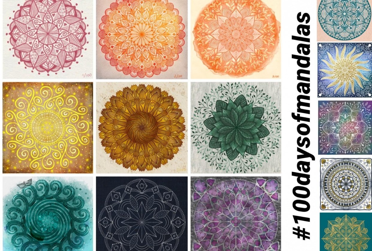 100 days of mandalas | Skillshare Student Project