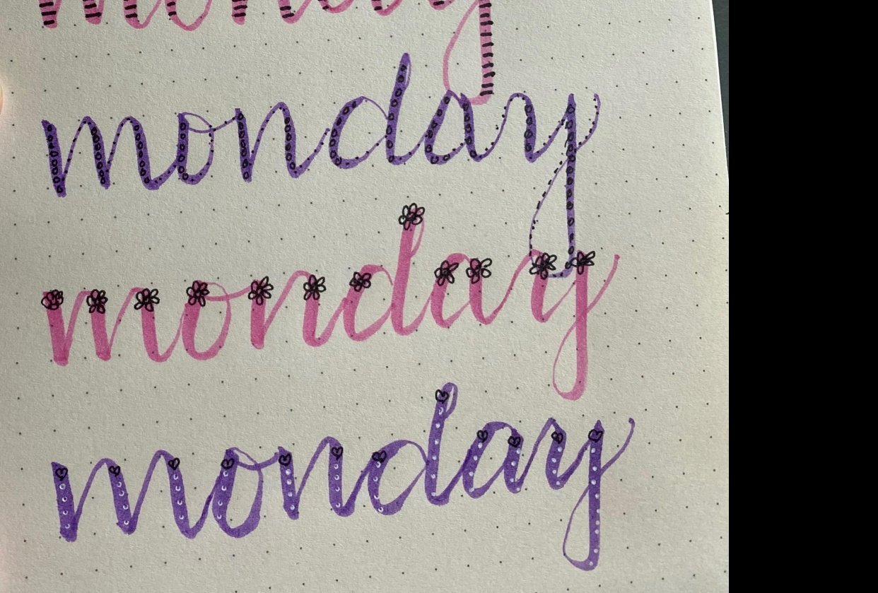 Decorating Brush Lettering | Skillshare Student Project