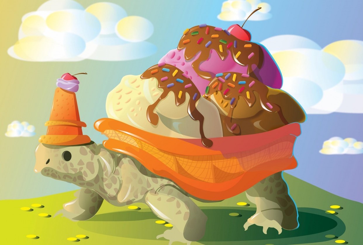 Ice Cream Turtle | Skillshare Student Project