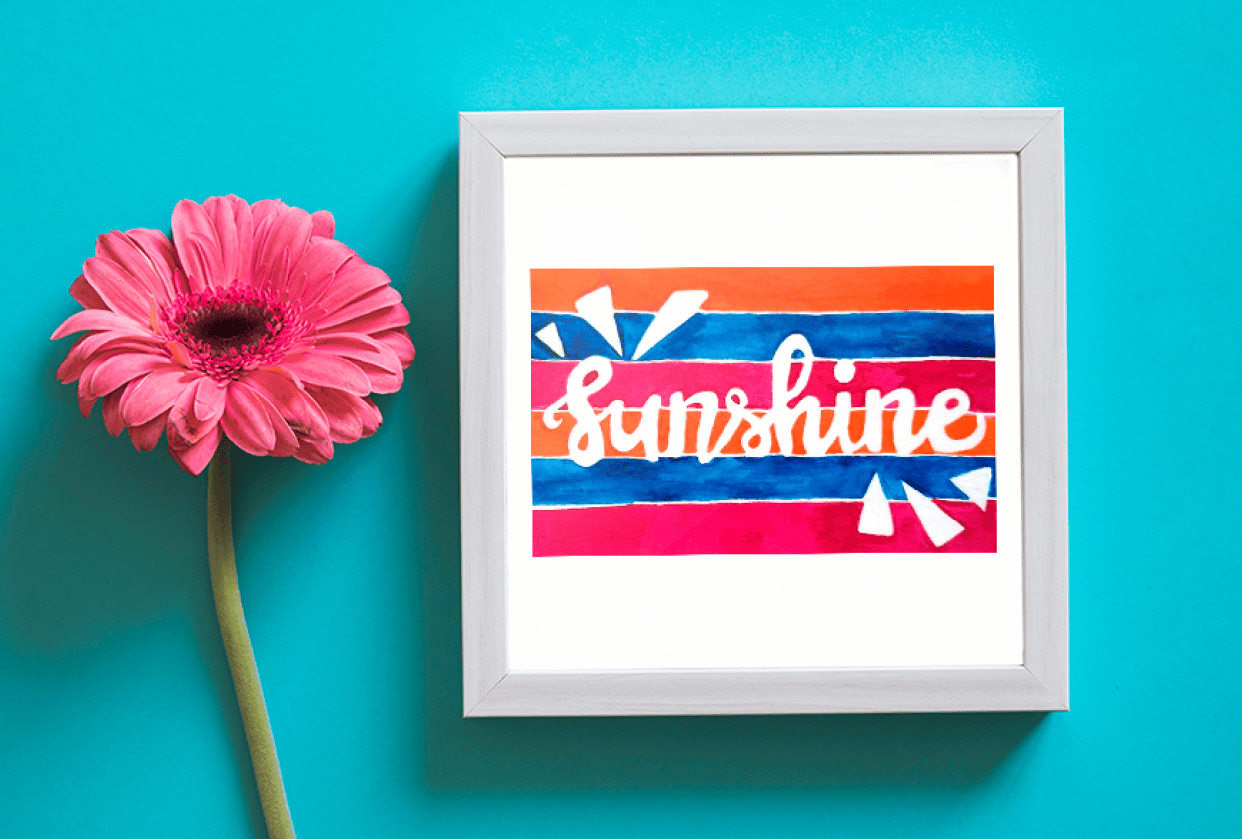 Negative Spaces Lettering | Skillshare Student Project