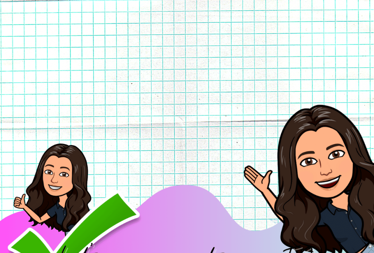 Follow me poster with my Bitmoji | Skillshare Student Project