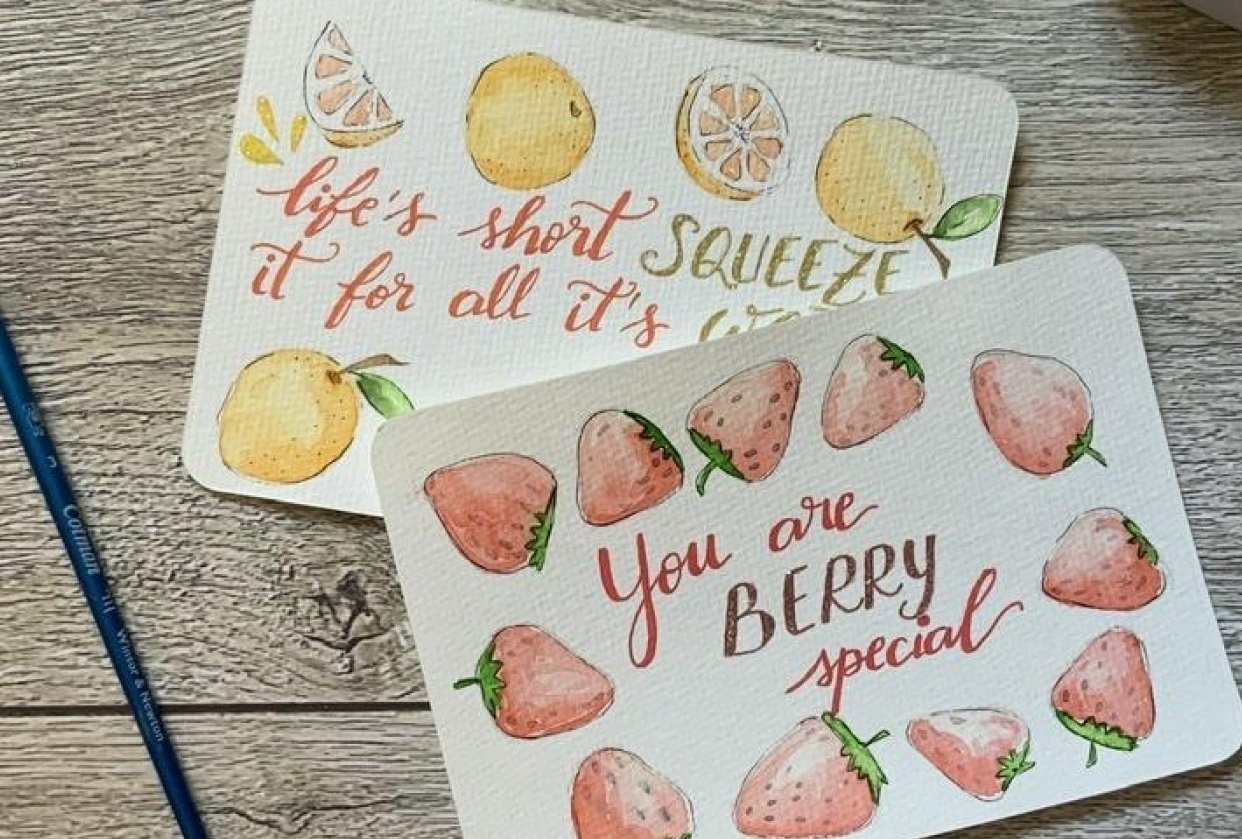 Fruity cards | Skillshare Student Project