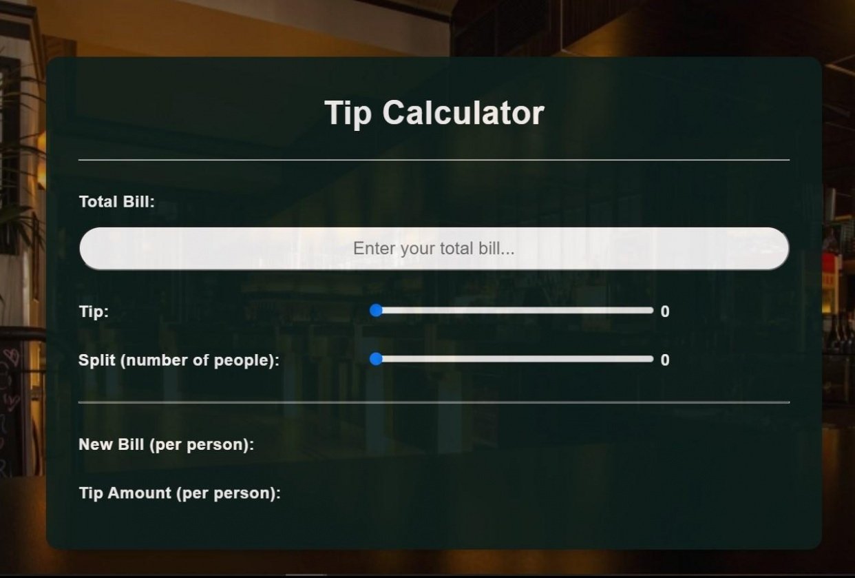 Tip Calculator | Skillshare Student Project