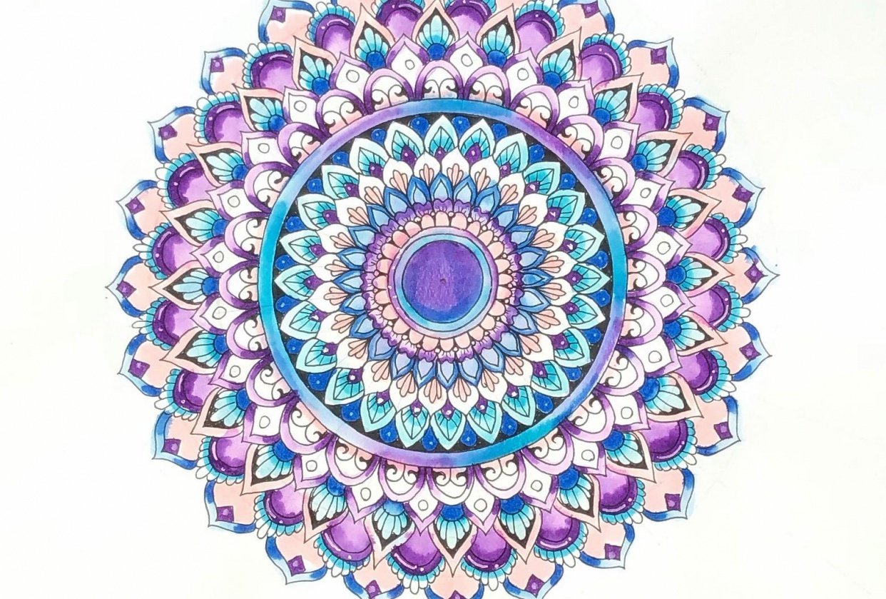 Watercolor mandala | Skillshare Student Project