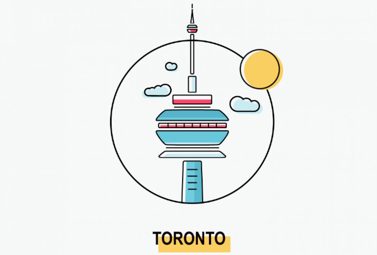 Toronto Icon Animation | Skillshare Student Project
