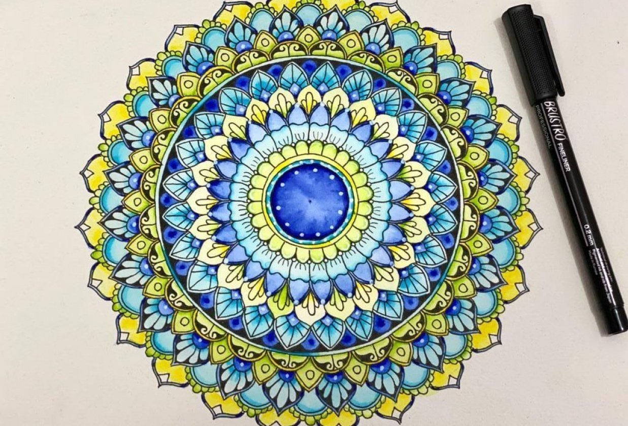 Brush Pen Mandala | Skillshare Student Project