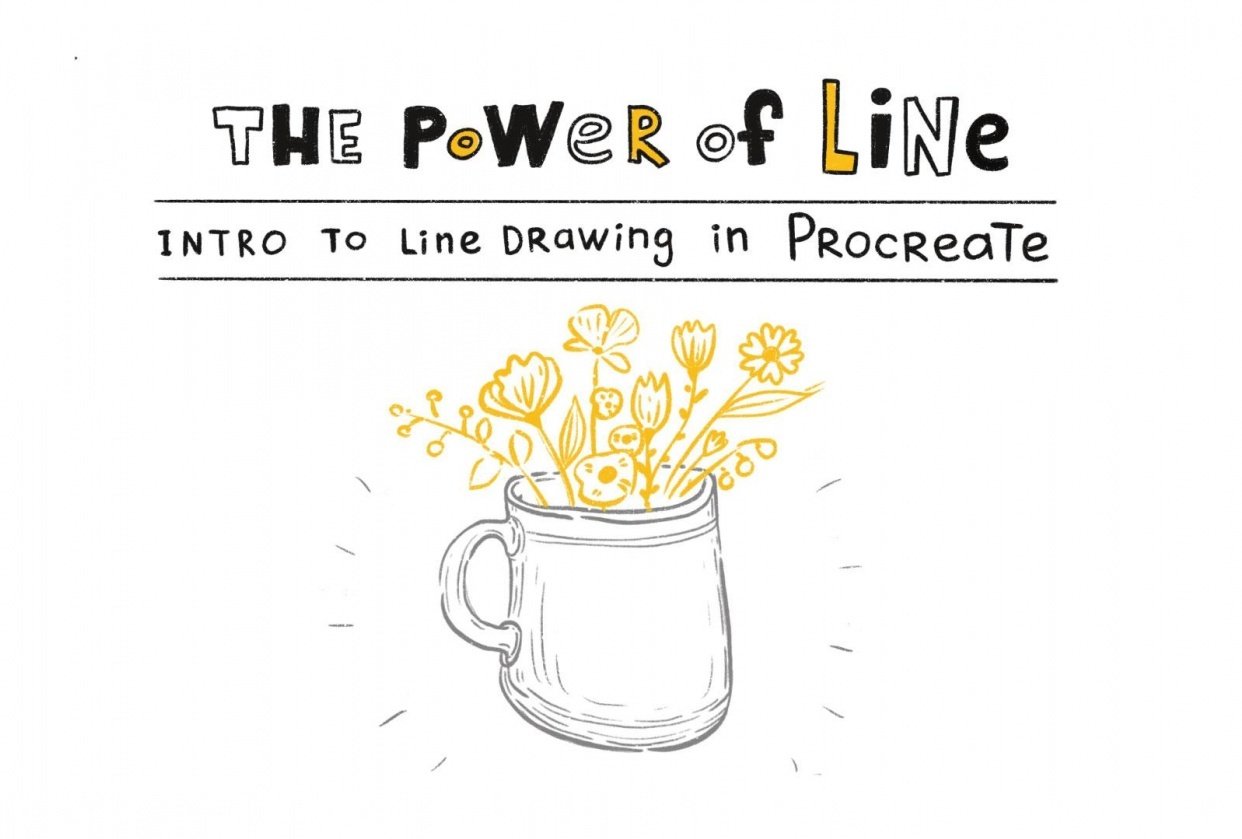 The Power of Line. Intro to Line Drawing in Procreate. | Skillshare ...