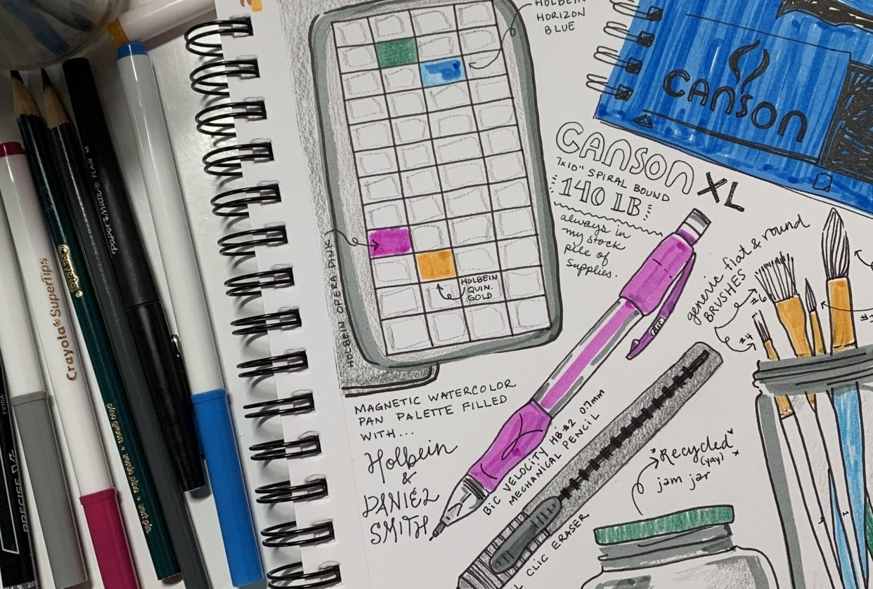 Illustrated Journaling - 14 Days of Prompts | Skillshare Student Project