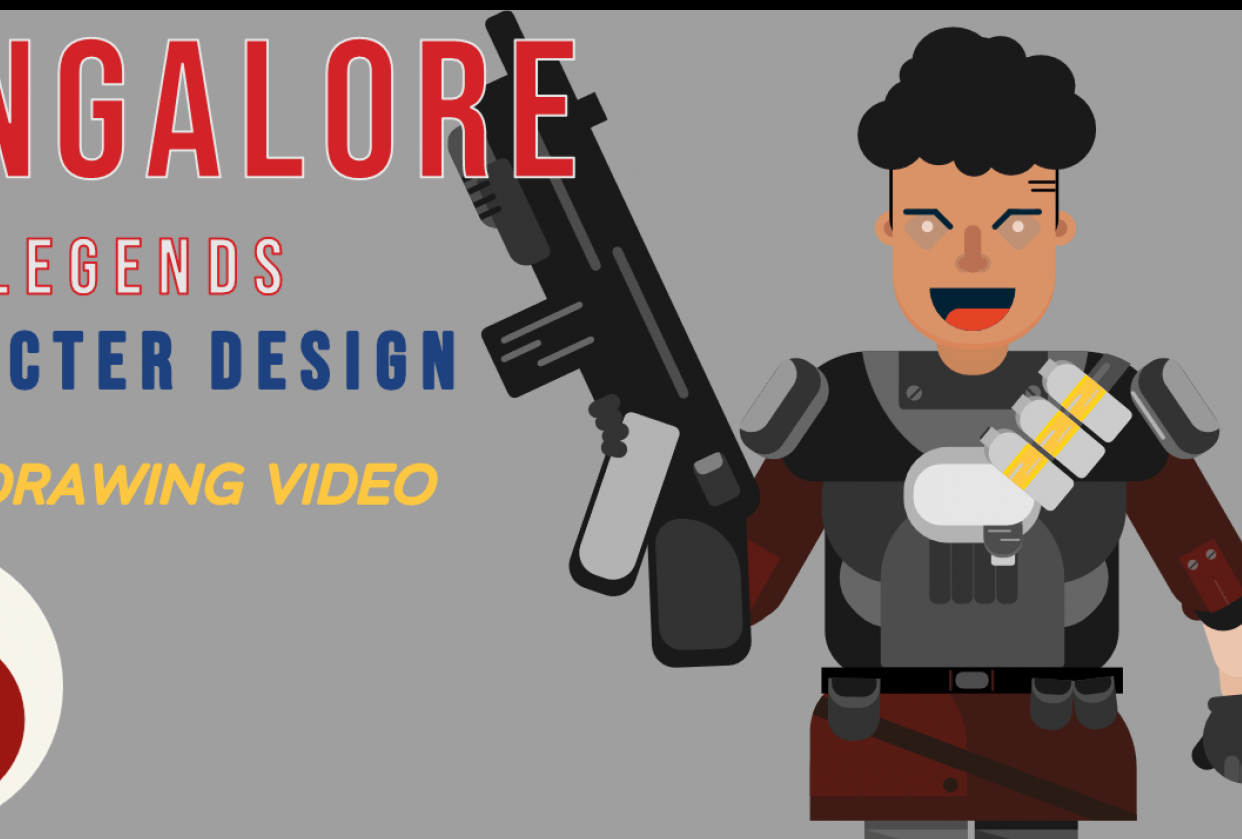 Bangalore Character Design (Apex Legends) | Skillshare Student Project