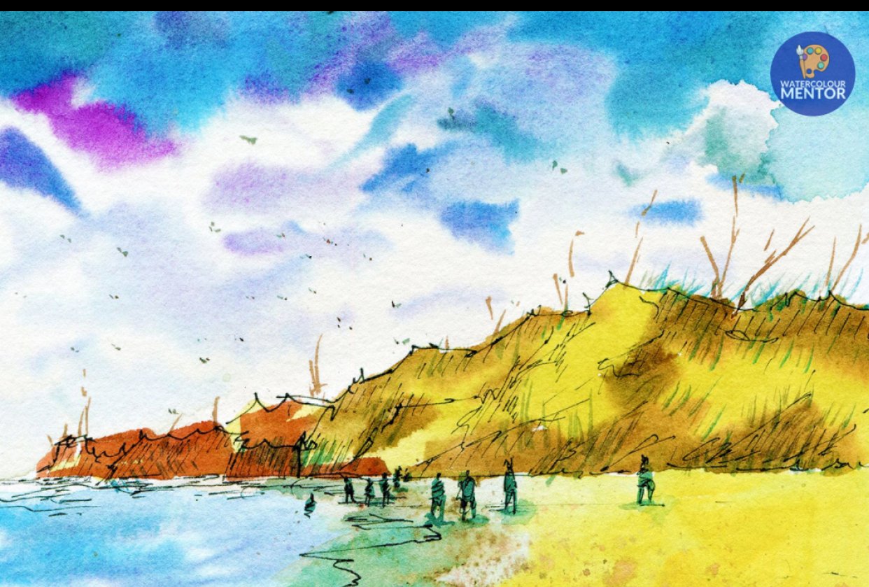 Watercolor Painting Line and Wash Sketching Essentials: Part 2 ...