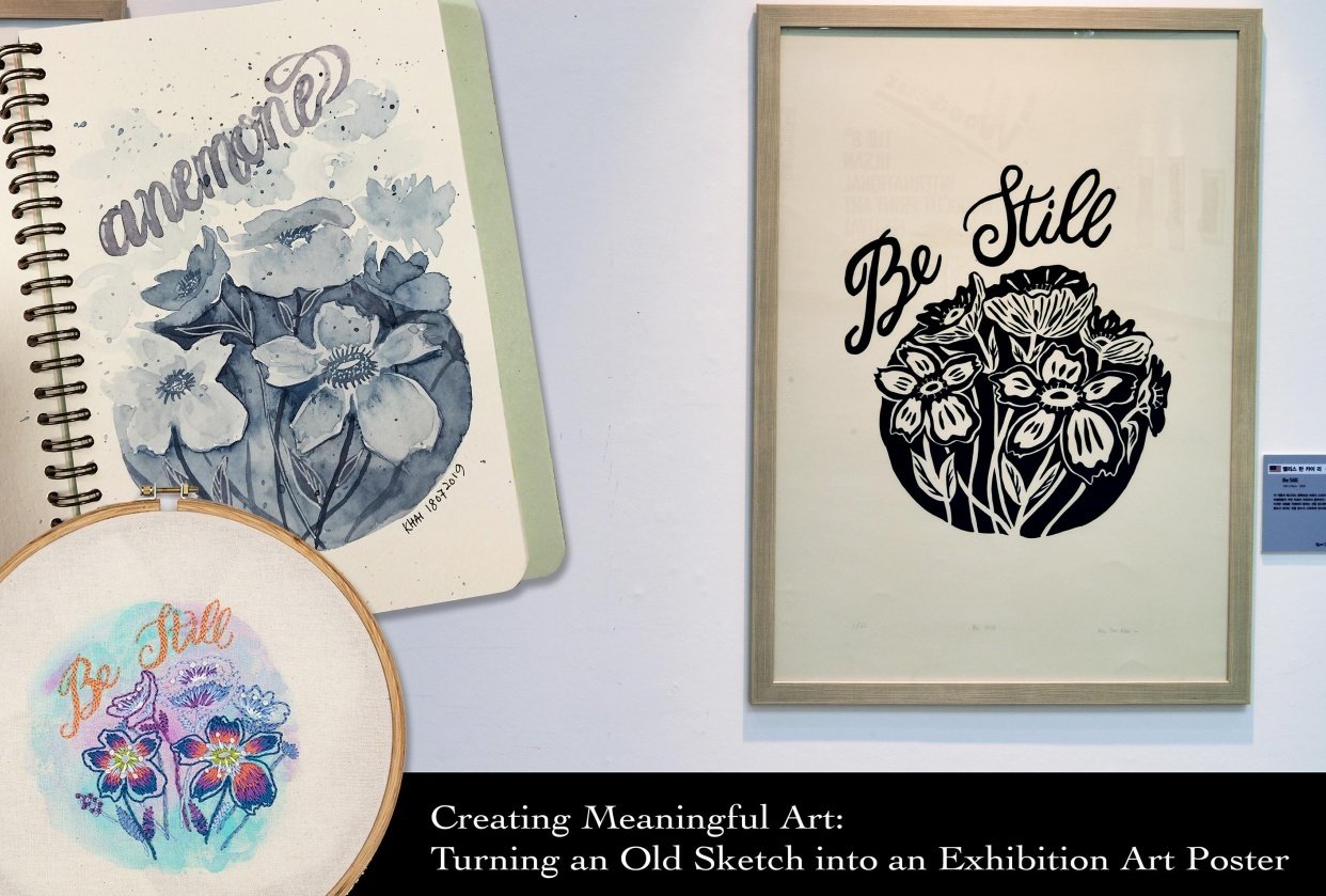 Creating Meaningful Art: Turning an Old Sketch into an Exhibition Art ...