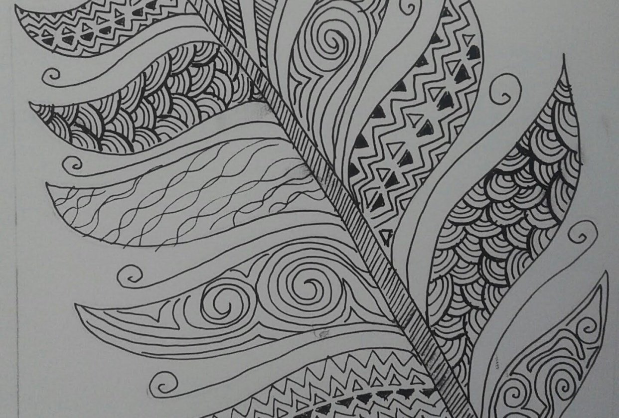ZENTANGLE MINI PROJECT EXERCISE | Skillshare Student Project