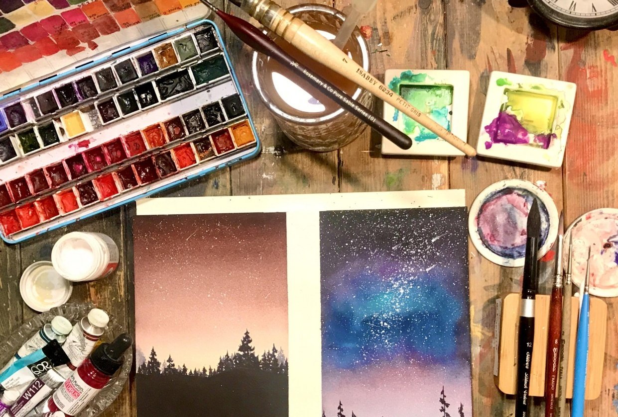 Night Sky Fun! | Skillshare Student Project