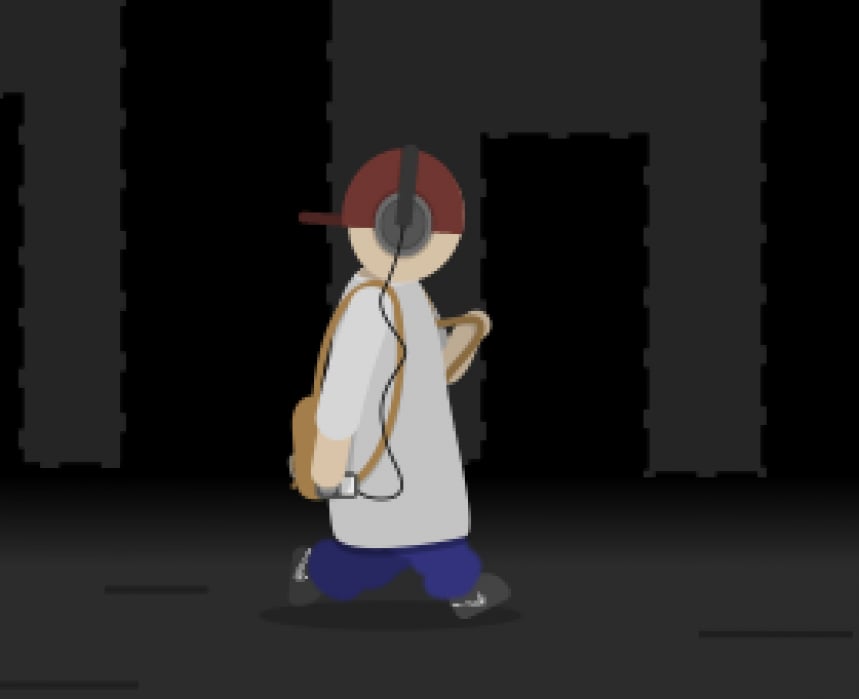 Rap Kid Walk Cycle | Skillshare Student Project