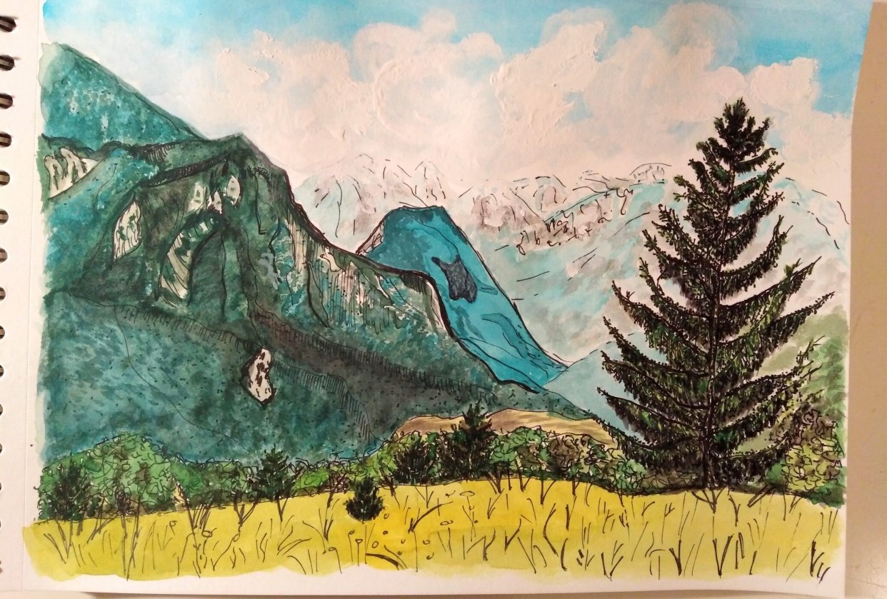 Pine tree | Skillshare Student Project