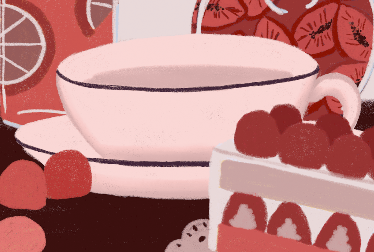 limited color palette illustration | Skillshare Student Project