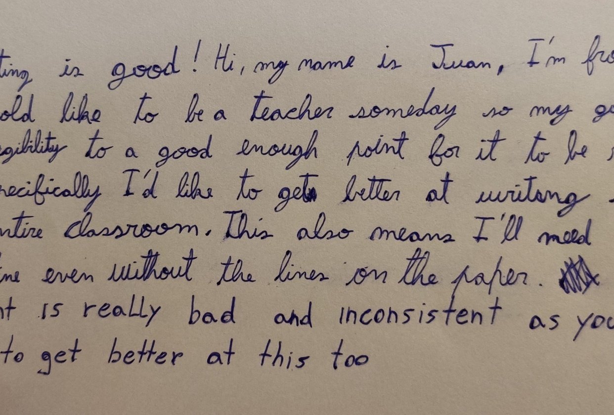 Improve my handwriting | Skillshare Student Project