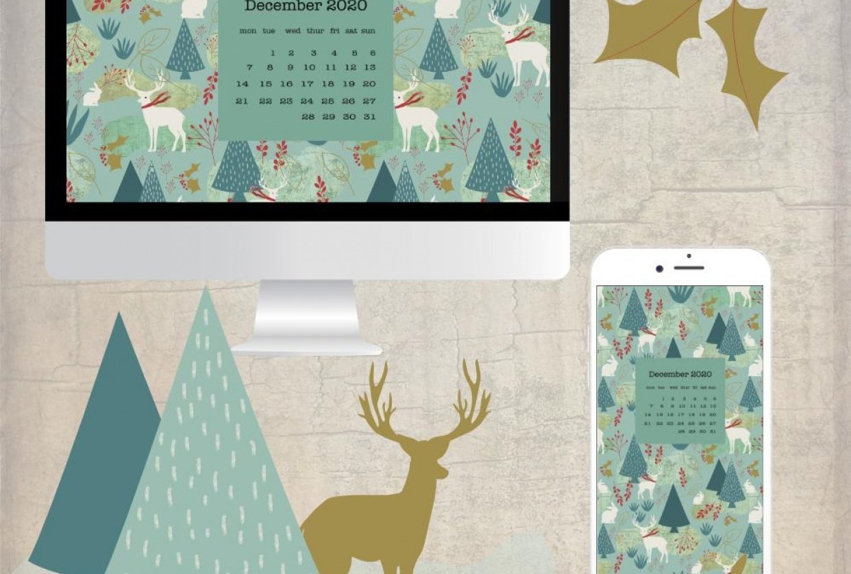 Create a Desktop Calendar/Wallpaper using a Pattern | Skillshare ...
