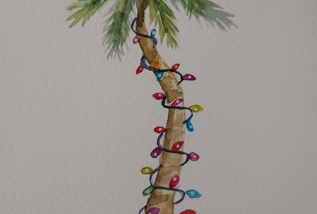 Palm Tree with Lights | Skillshare Student Project
