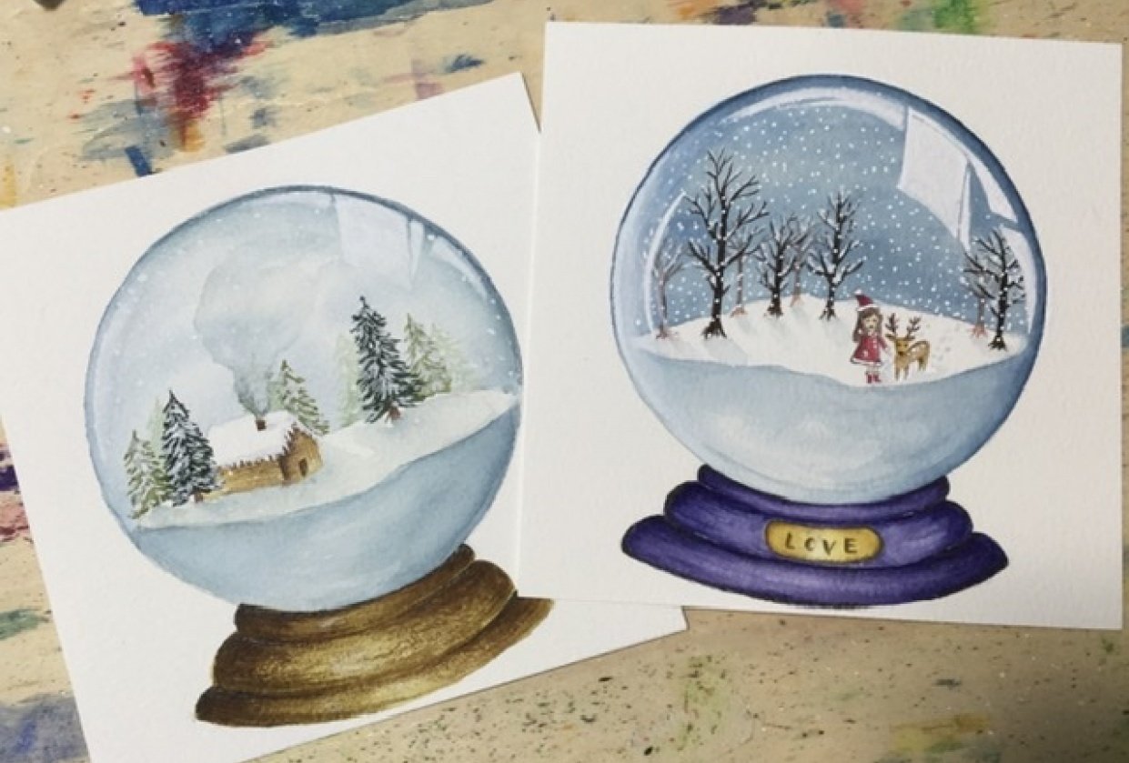 Snow globes | Skillshare Student Project