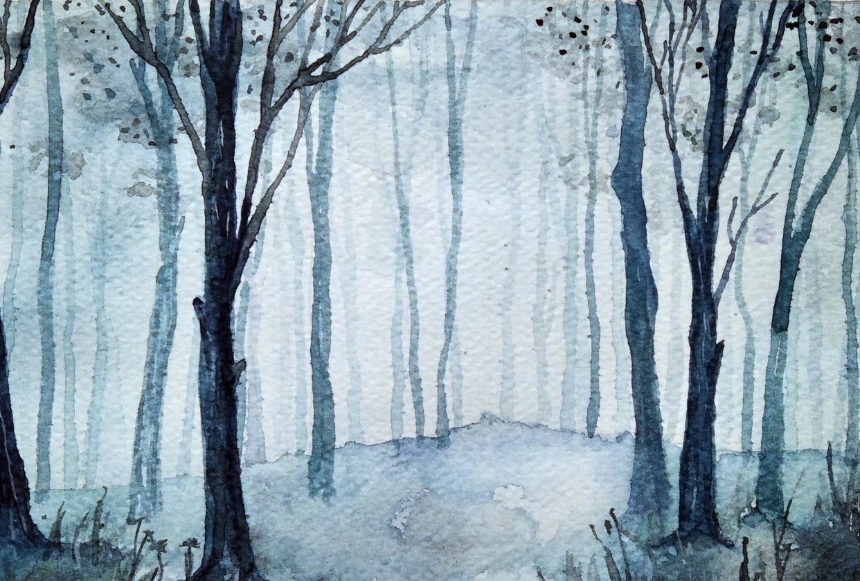 Creating depth in watercolor: woodland | Skillshare Student Project