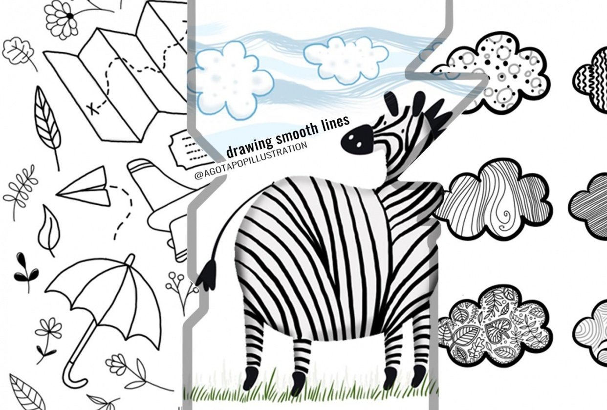 Drawing smooth lines - Practice | Skillshare Student Project