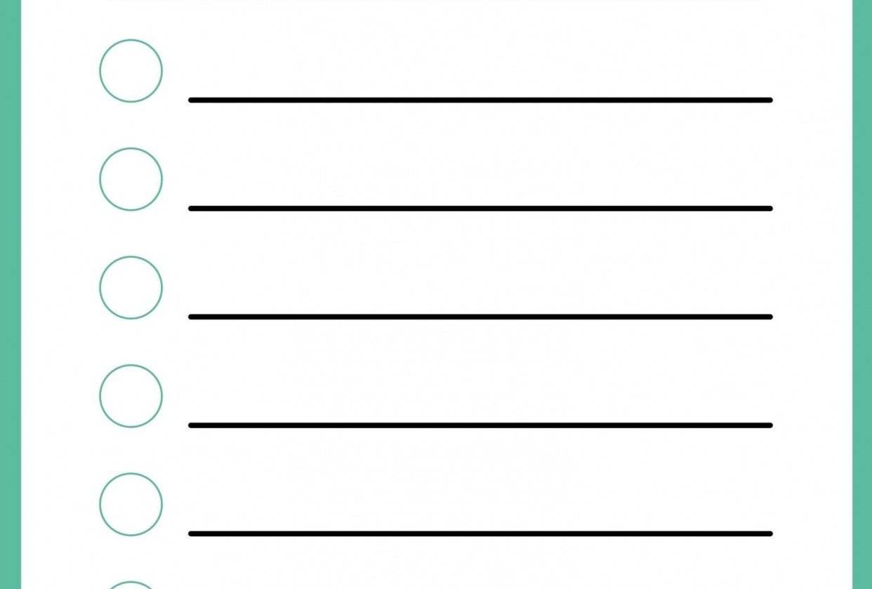 1st Checklist Designs Created | Skillshare Student Project