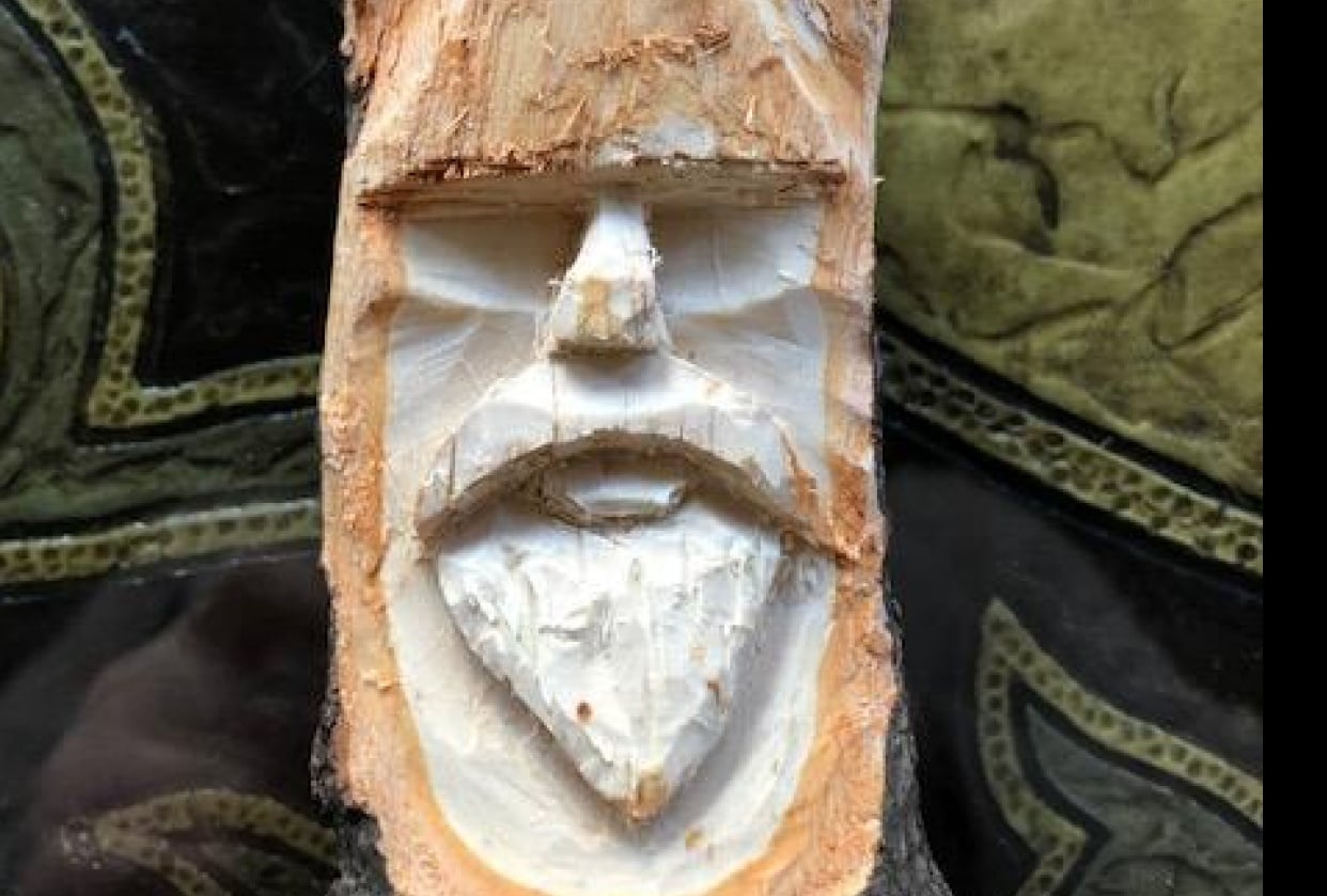 Wood Spirit from branch | Skillshare Student Project