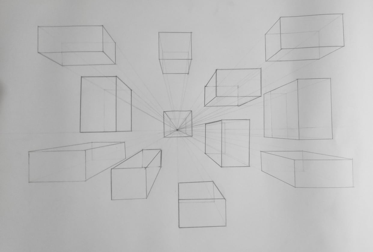 Perspective Basics for 3D Sketching | Skillshare Student Project