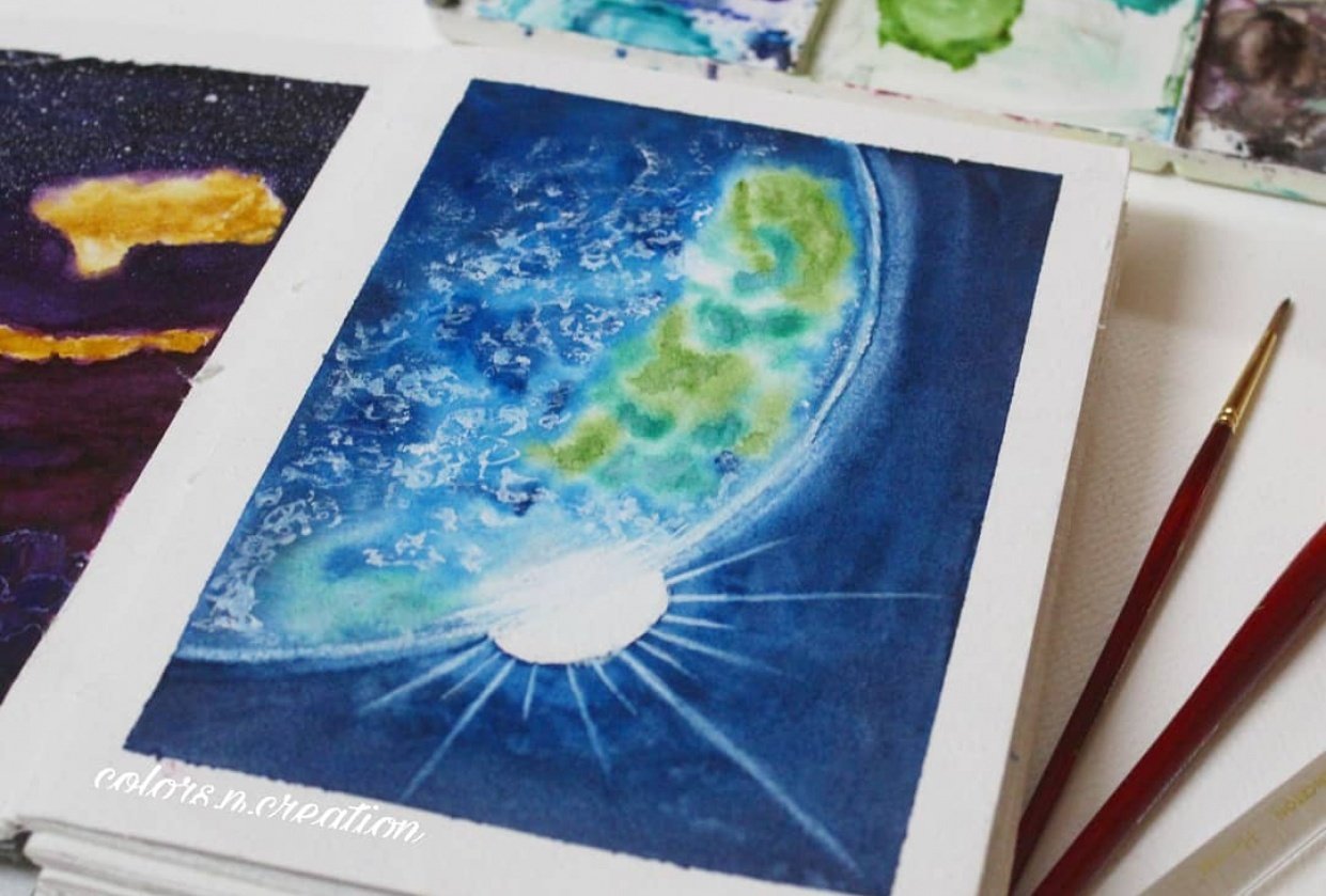 To the outer space | Skillshare Student Project