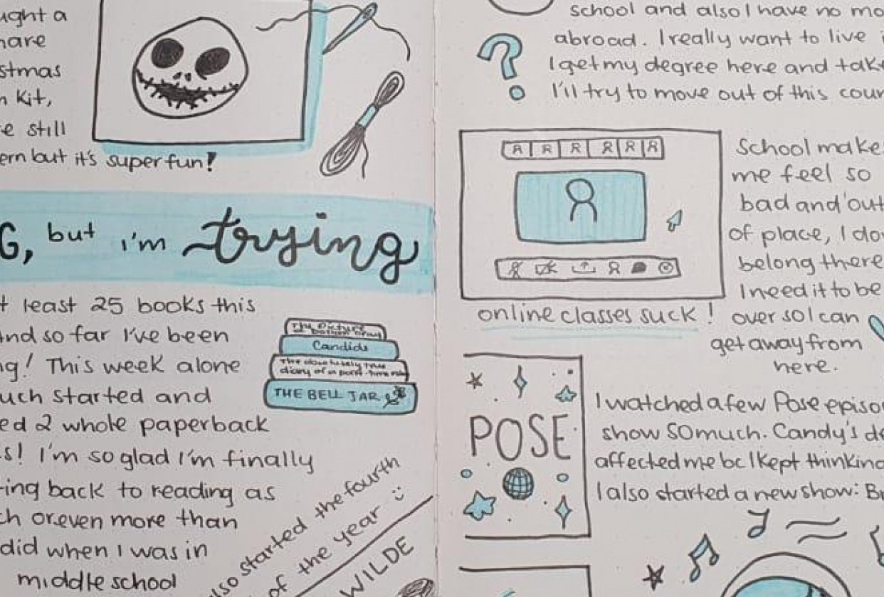 illustrated journal entry | Skillshare Student Project