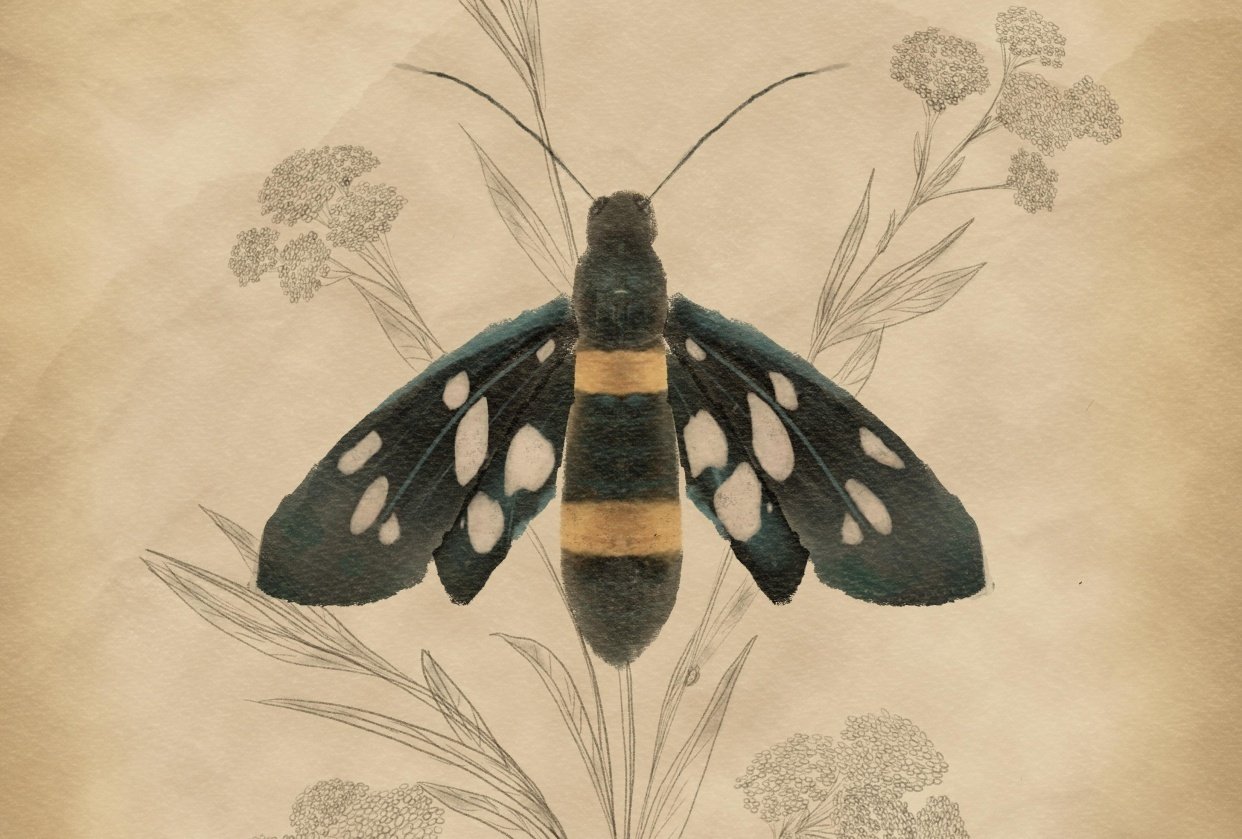 Nine—spotted moth | Skillshare Student Project