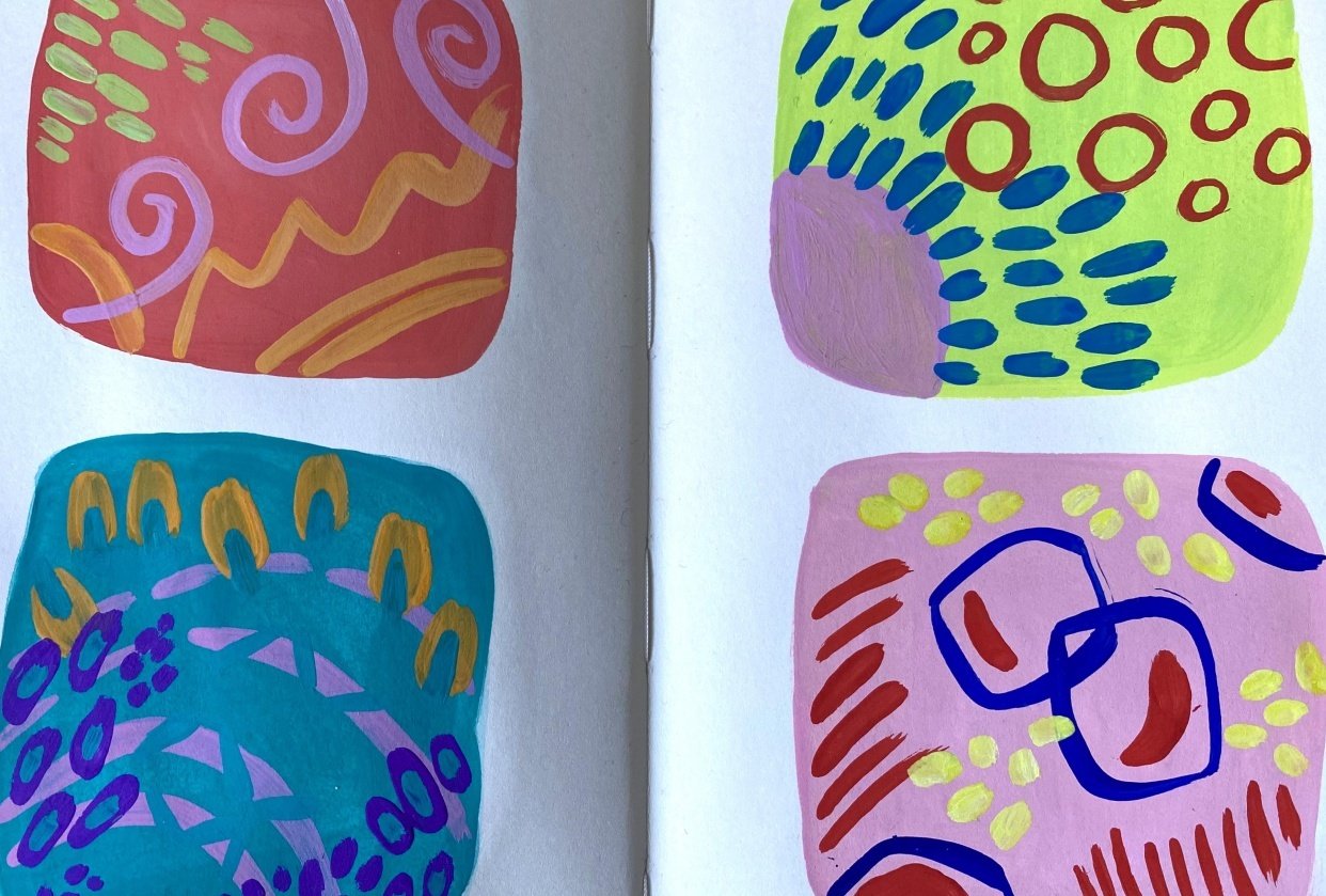 Pattern Painting in Gouache | Skillshare Student Project