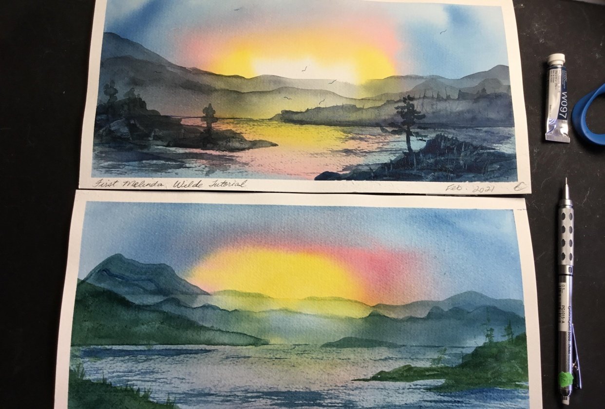 Sunrise Sunset practice | Skillshare Student Project