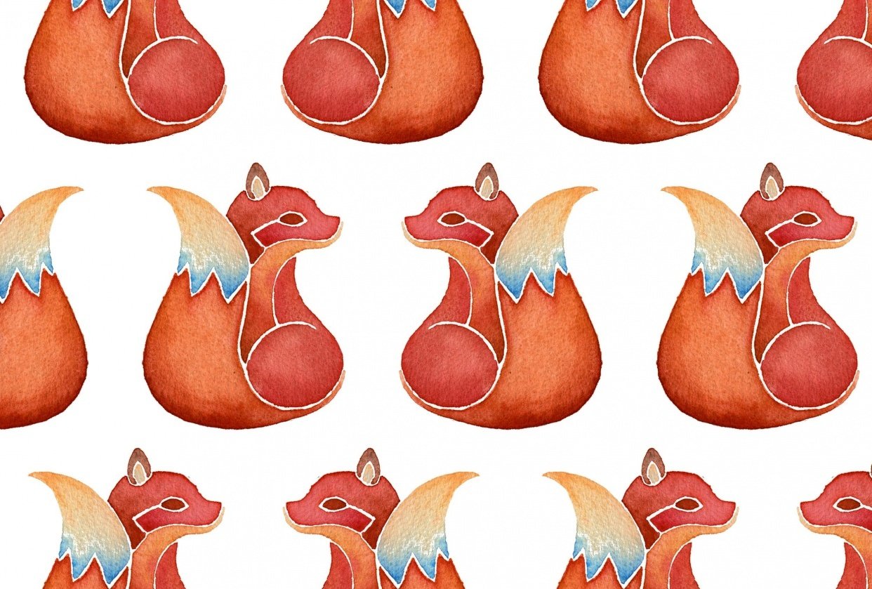 Fox pattern | Skillshare Student Project