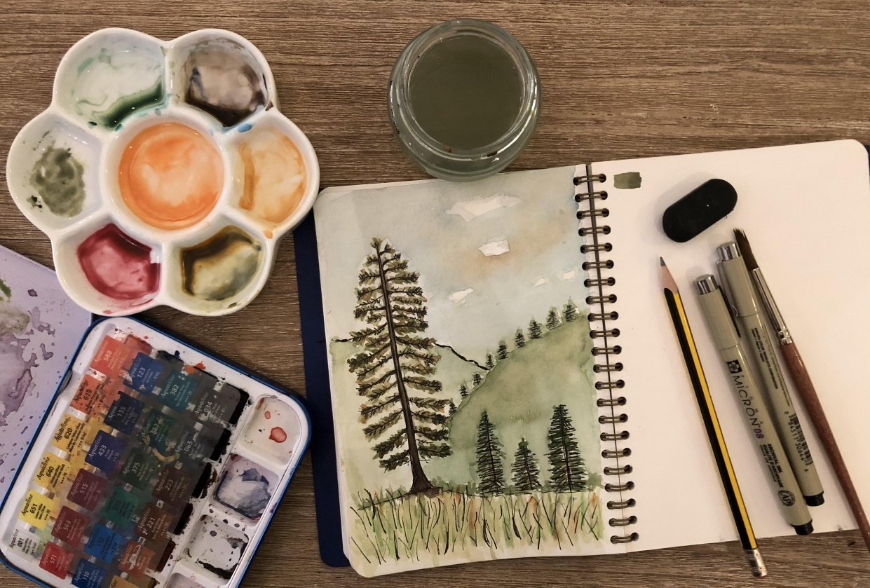 Mountain Landscape | Skillshare Student Project