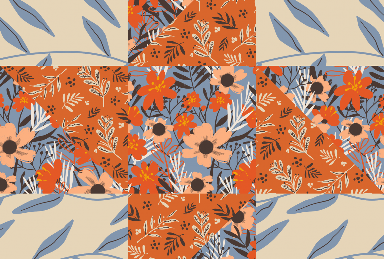 Simple Floral collection | Skillshare Student Project