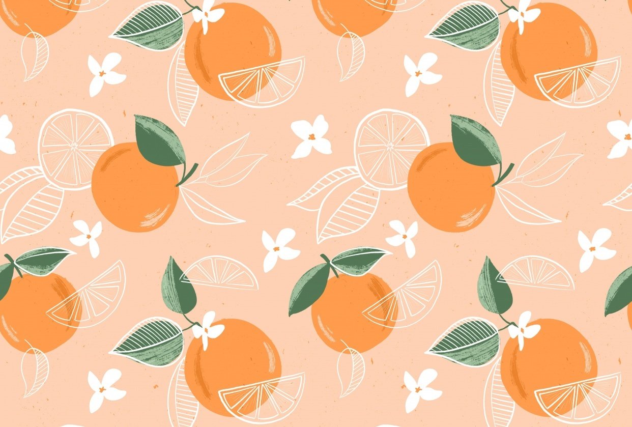 Repeat Pattern: Oranges | Skillshare Student Project