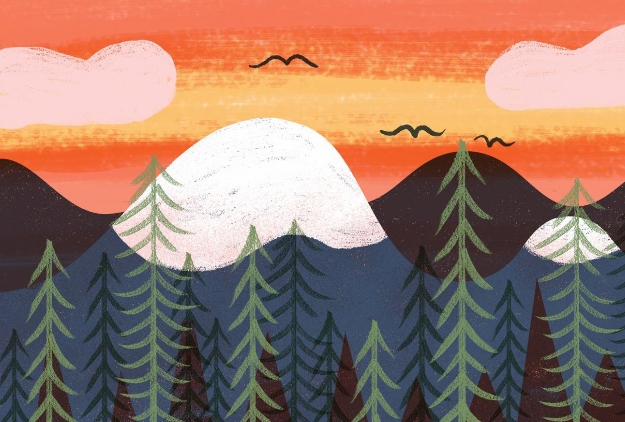 Alpine Drawing follow along | Skillshare Student Project