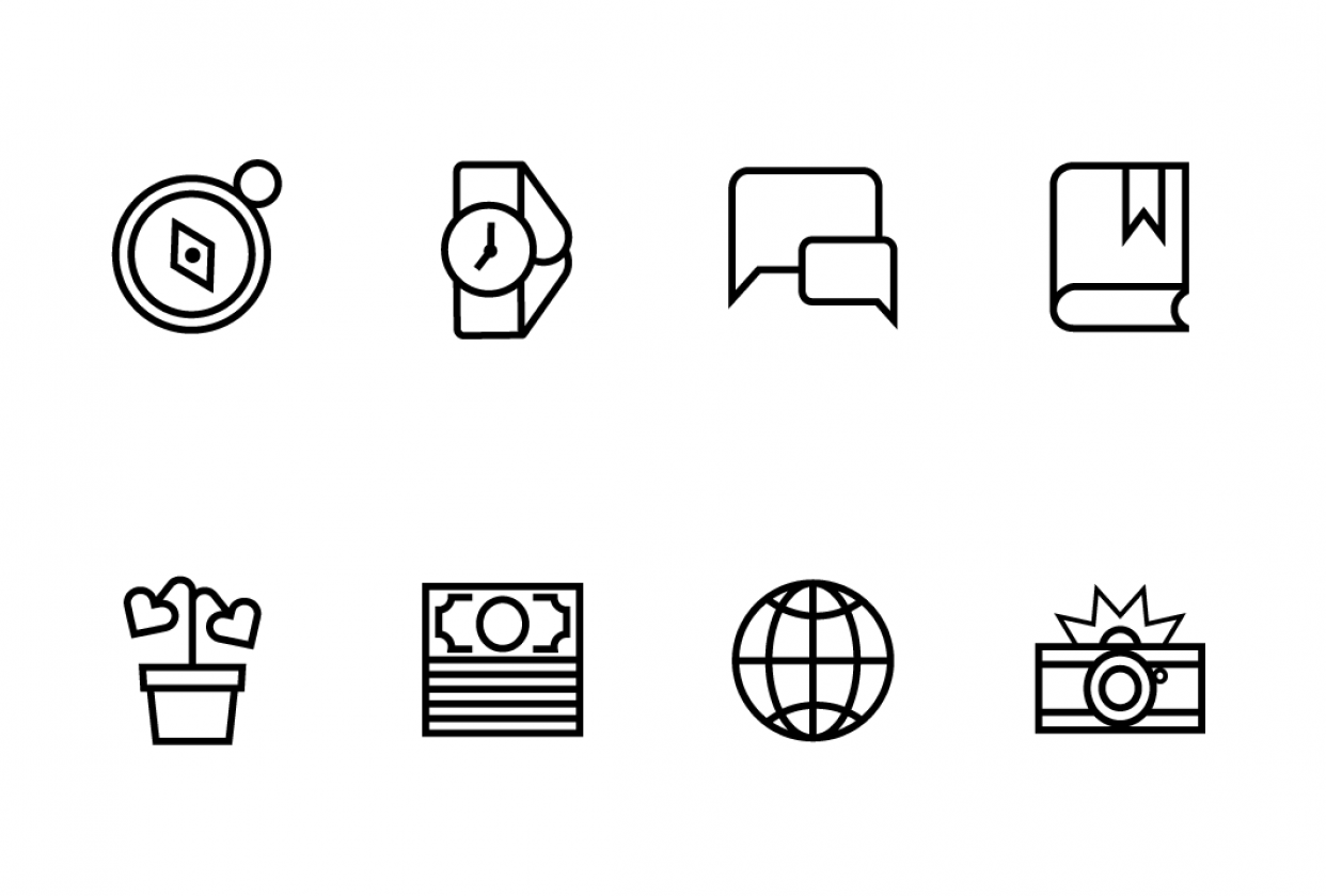 Geometric Icons Skillshare Student Project geometric-icons-skillshare-student-project