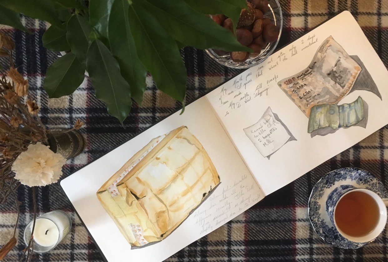 How to Create a Time Capsule Sketchbook | Skillshare Student Project
