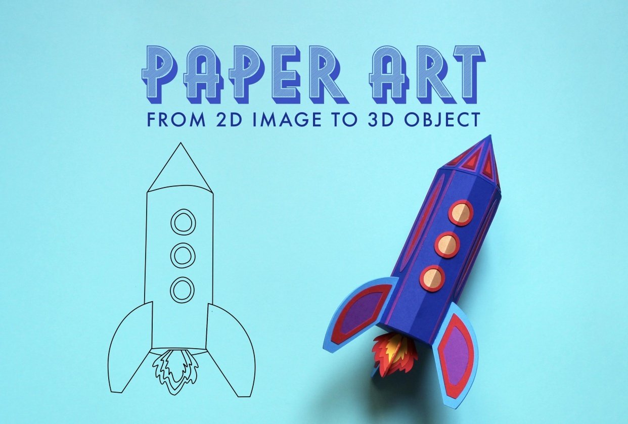 Learn how to turn a 2D image into a 3D paper object | Skillshare ...