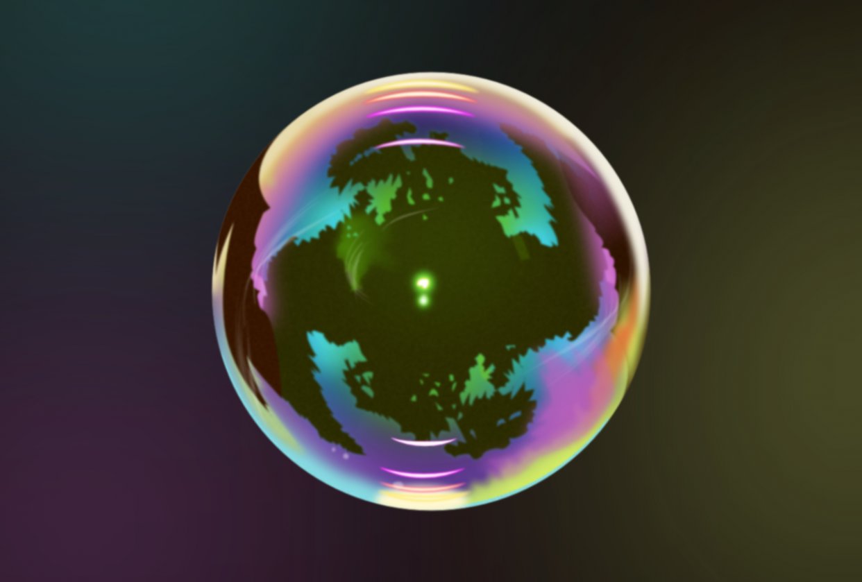 Realistic vector bubble | Skillshare Student Project