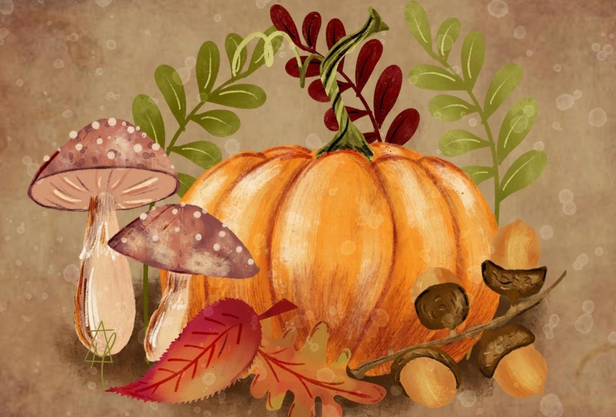 Autumn design | Skillshare Student Project