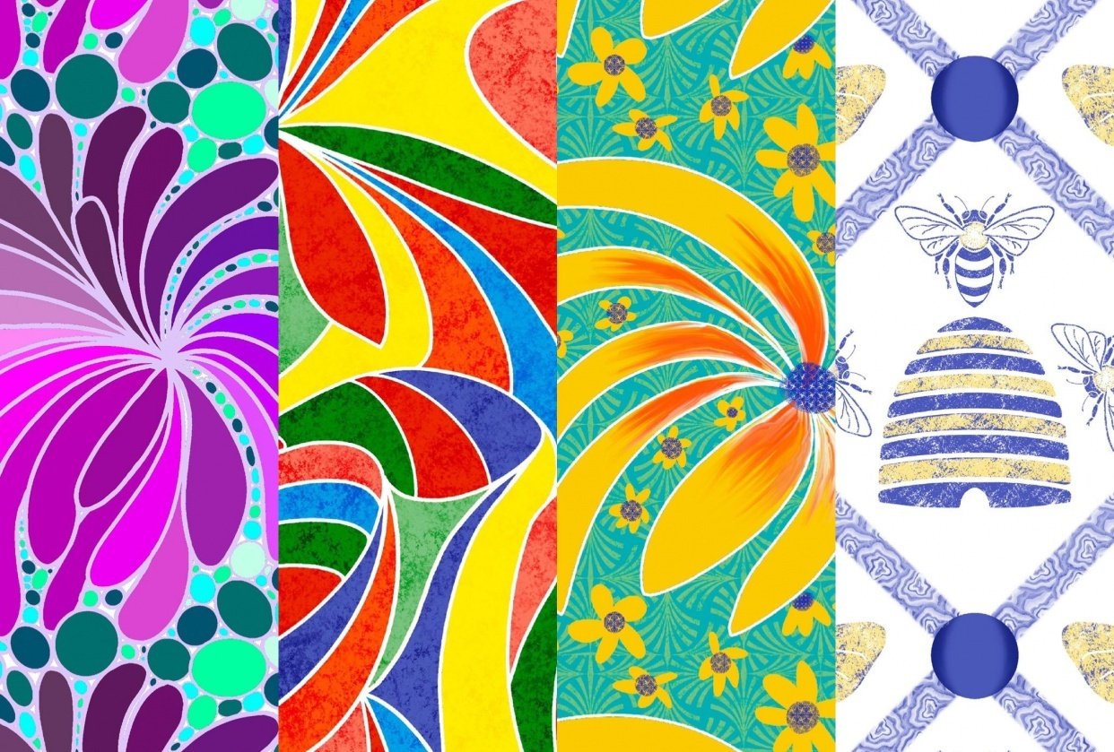 Advanced Repeat Patterns and Textures | Skillshare Student Project