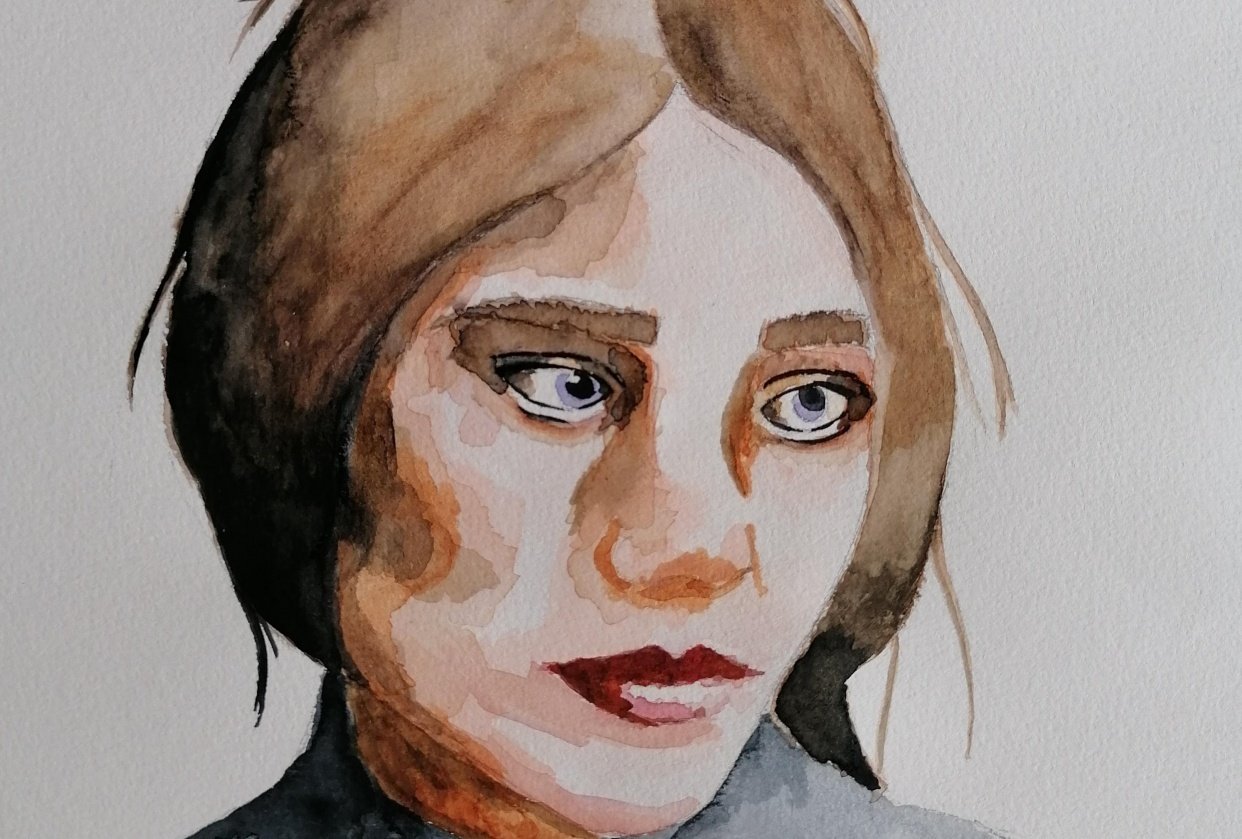 Watercolor portrait | Skillshare Student Project