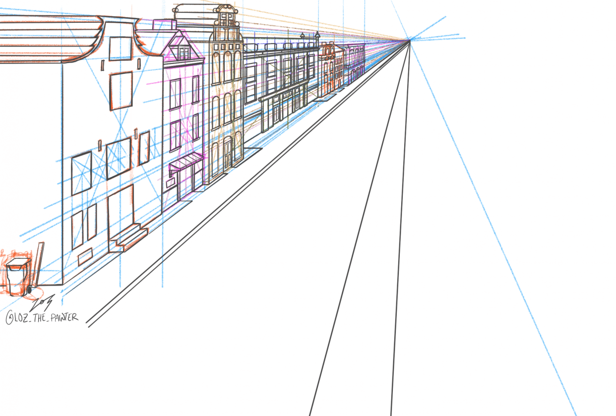 Not-so-busy street (in progress) | Skillshare Student Project