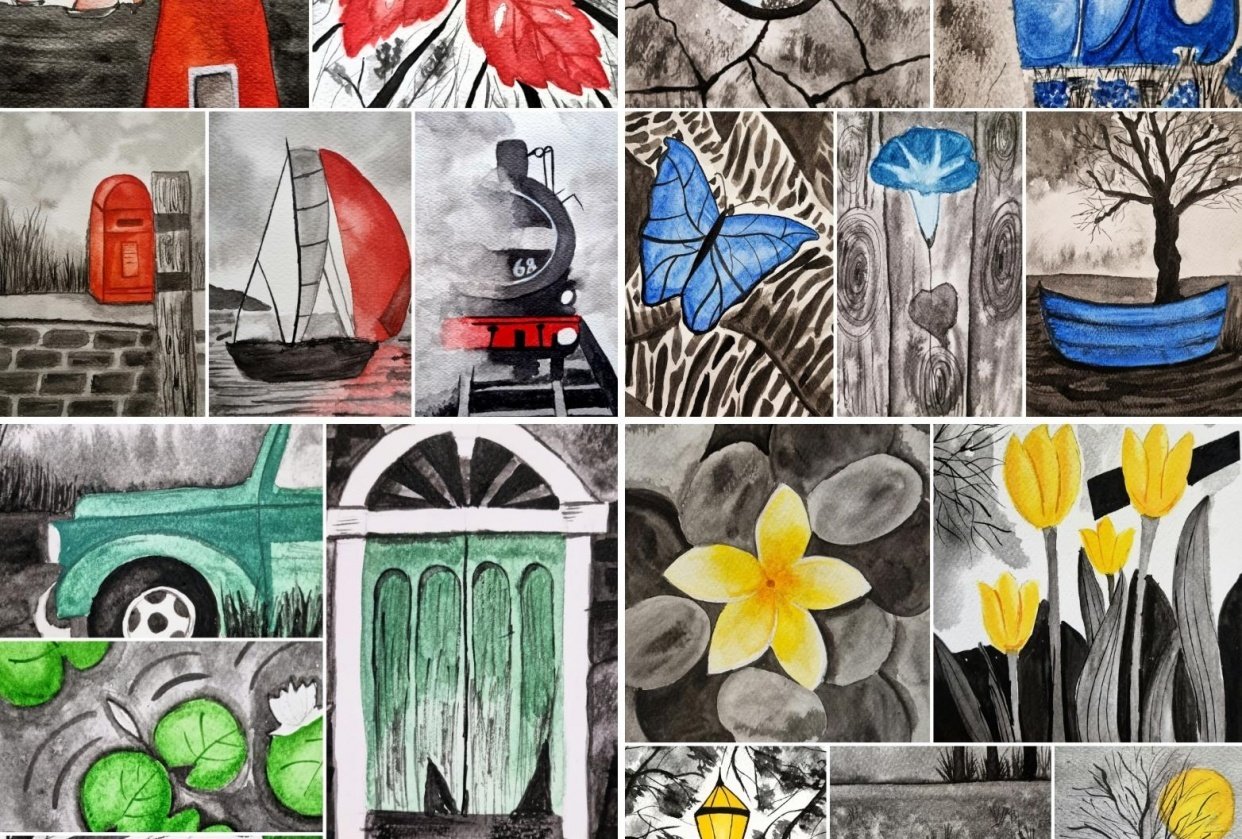 Colour splash!!! | Skillshare Student Project