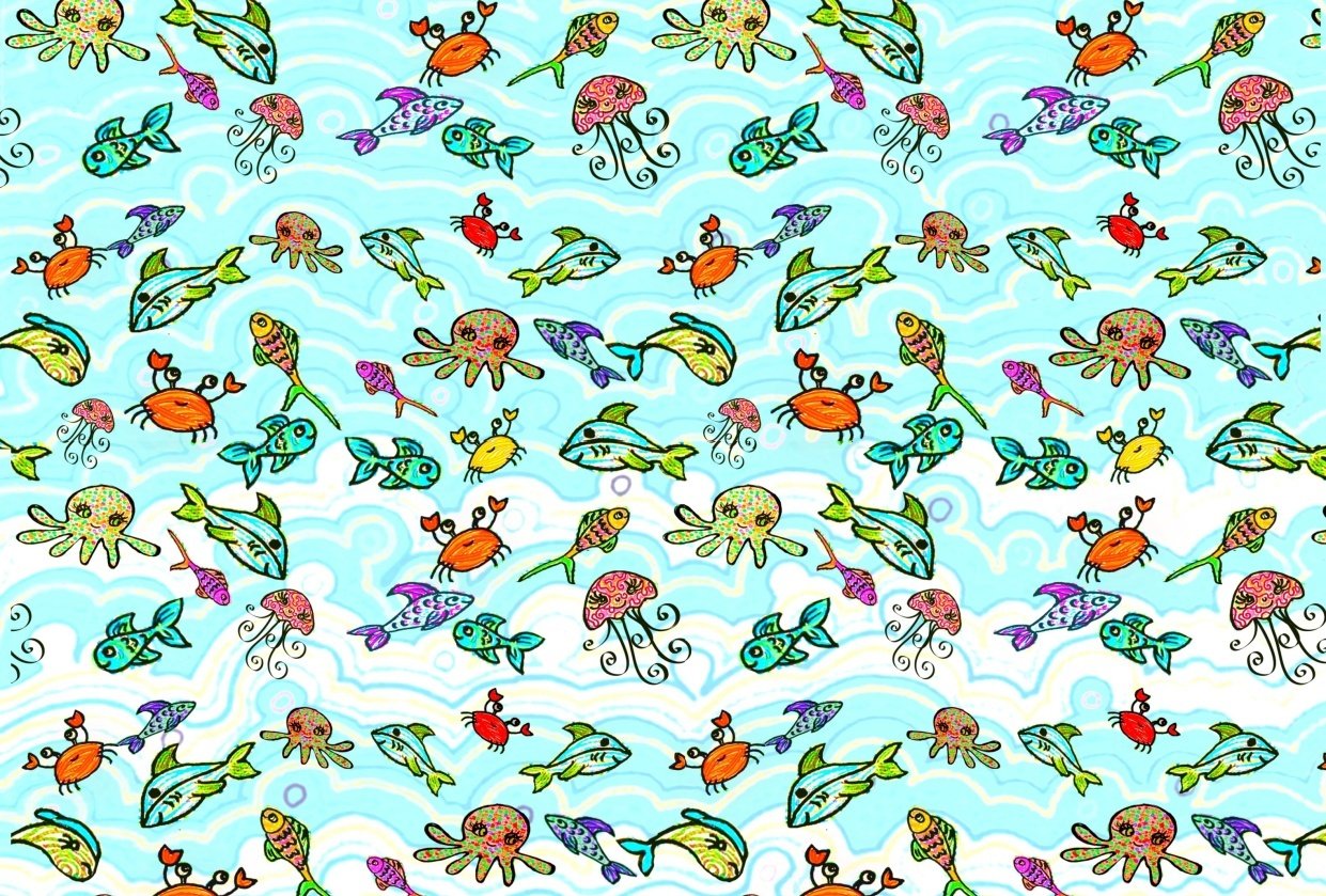 My Garden (repeat pattern) | Skillshare Student Project