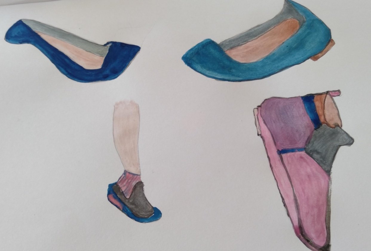 Blue combination ~ art essentials | Skillshare Student Project